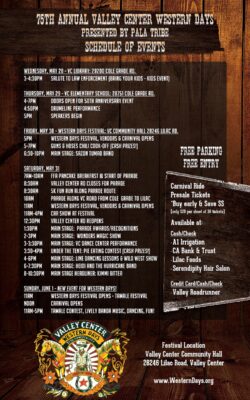 Valley Center Western Days - Est. 1950